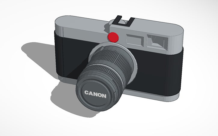 3D design Canon Camera - Tinkercad