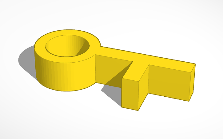3D design 열쇠 모양(Key Shape) - Tinkercad