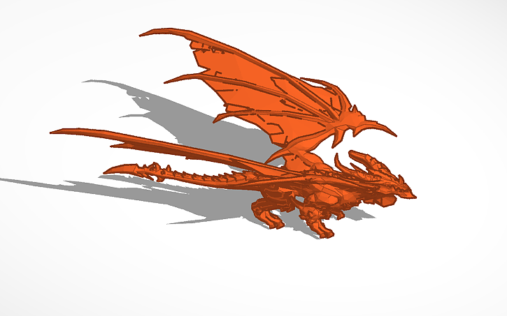 3D design Dragon - Tinkercad