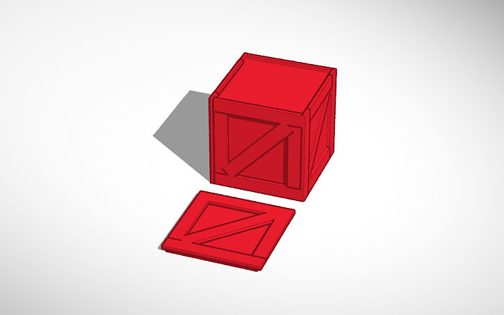 3d Design Crate Tinkercad