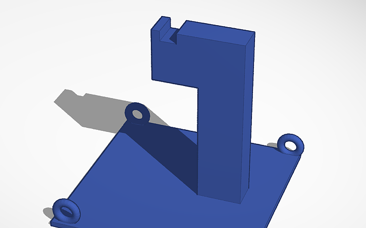 3D design floating table - Tinkercad