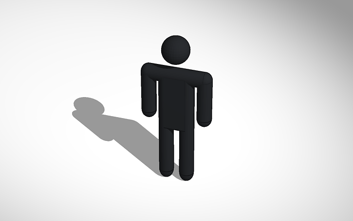 3D design Man from Men's Room Sign | Tinkercad