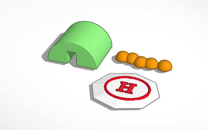 3D design army base (work in progress) - Tinkercad