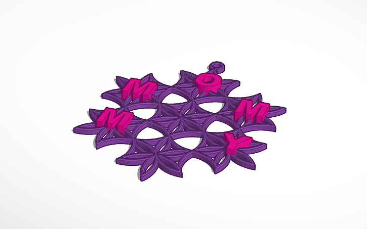 3D design Snowflake - Tinkercad