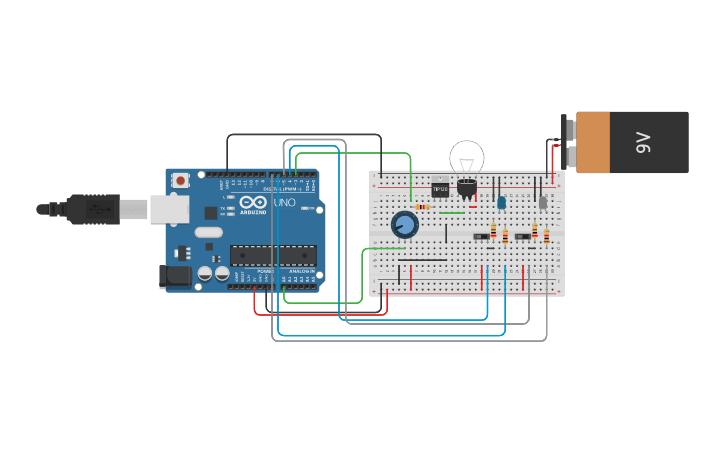 Circuit design Practico | Tinkercad