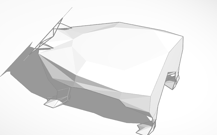 3D design mega goat - Tinkercad