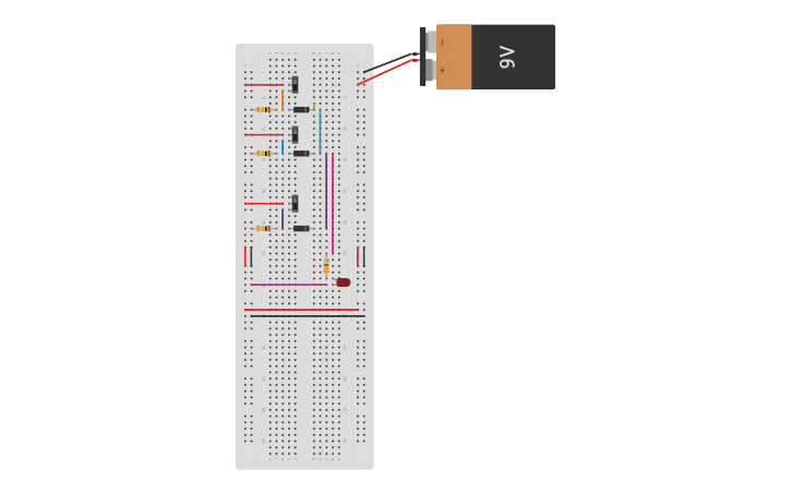 Circuit design (OR GATE) Diode Logic Gates - Tinkercad