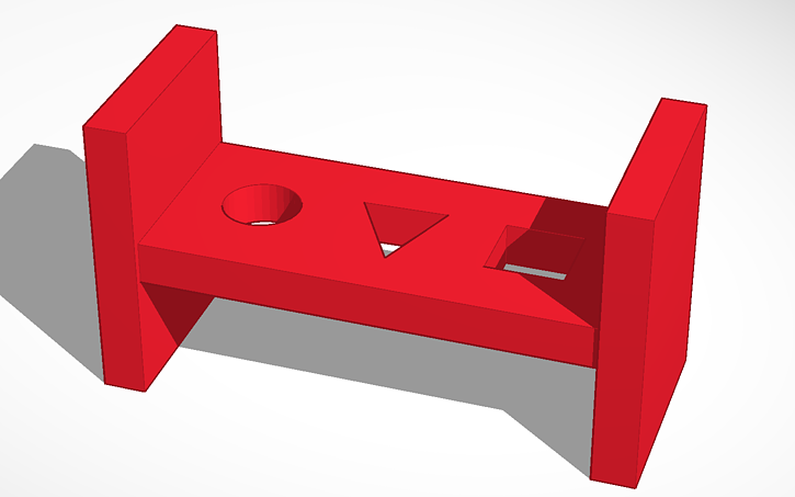 3D design peg board | Tinkercad