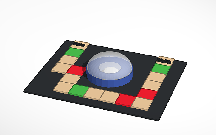 3D design Game Board - Tinkercad