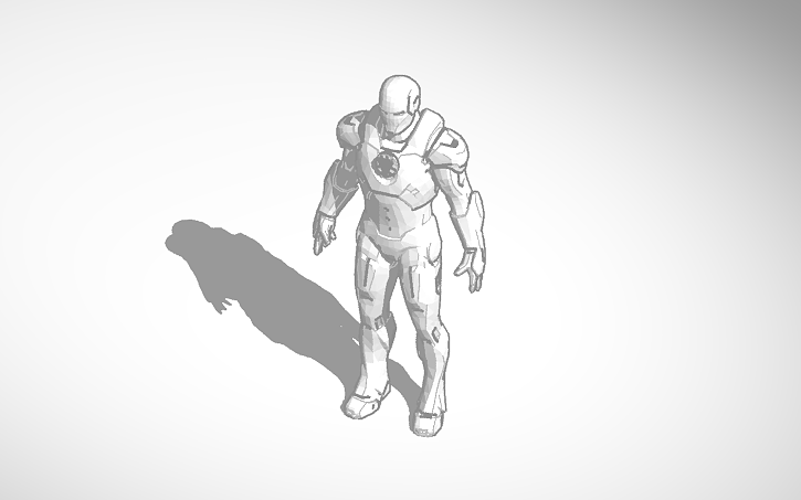 3D design IRON man | Tinkercad
