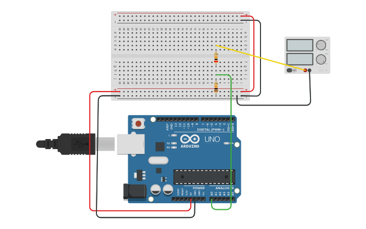 Circuit design Ex 7.2 - Tinkercad