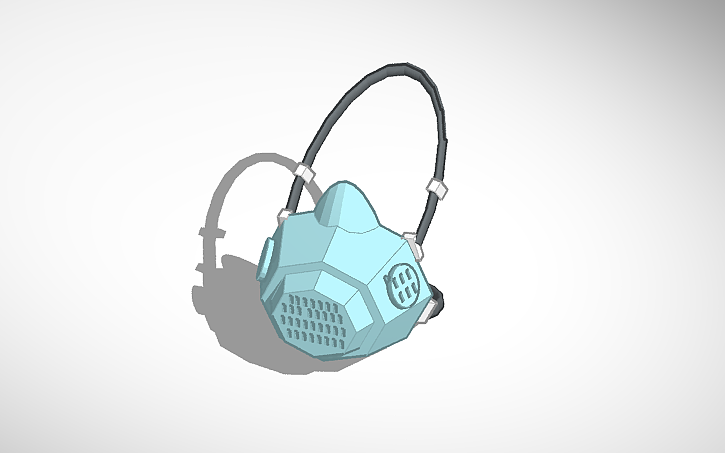 3D design Face Mask - Tinkercad