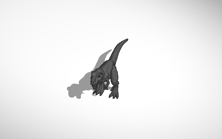 3D design t-rex - Tinkercad