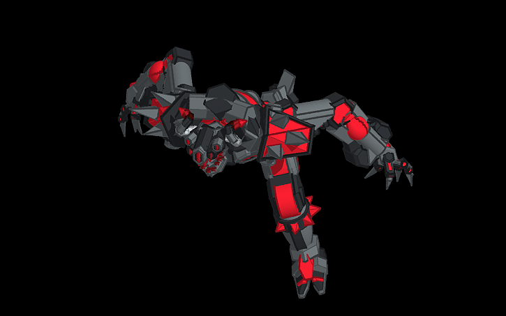 3D design Destroyer Mecha - Tinkercad