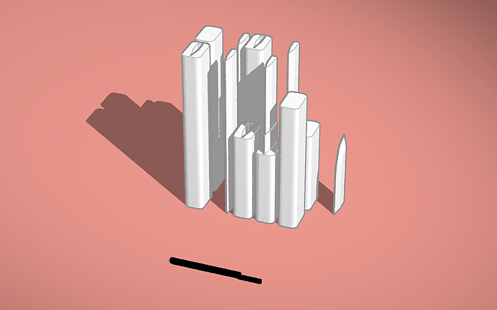 3D design sasuke katana - Tinkercad
