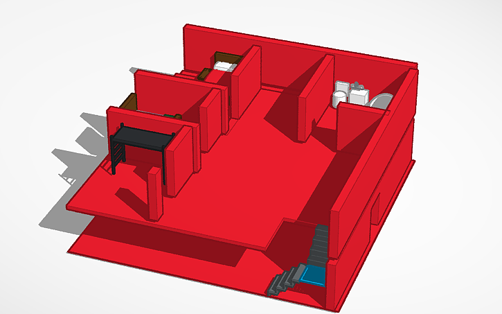 3D design Design house - Tinkercad