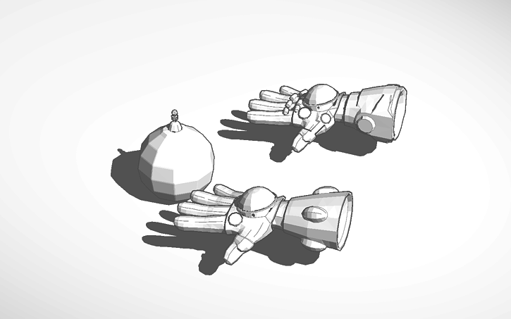 3D design Ratchet and Clank Groovitron Glove and Groovitron - Tinkercad