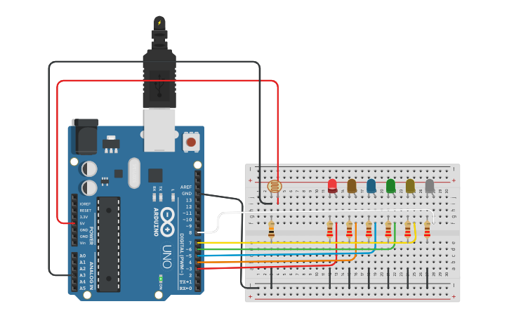 Circuit design lab8 | Tinkercad