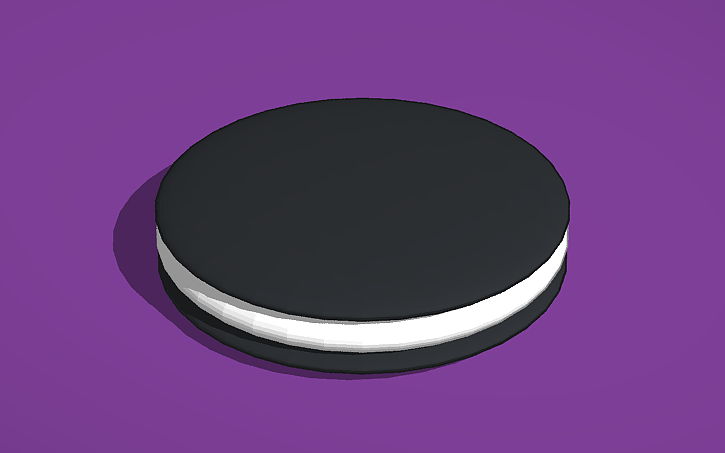 3D design Oreo - Tinkercad