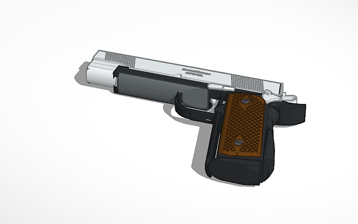 3D design Gun - Tinkercad
