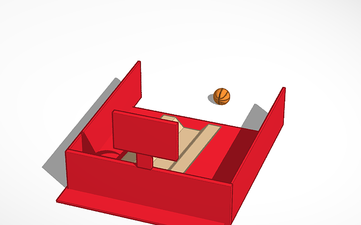 3D design Table top Basketball Game - Tinkercad
