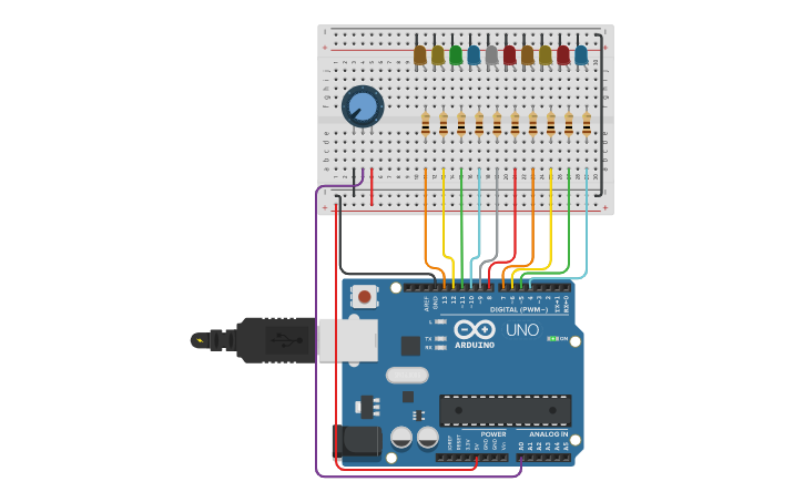 Circuit Design Bargraph Uscs Tinkercad