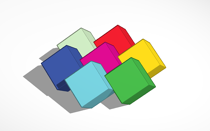 3D design Fragment of Interlocking Hexahedra - Tinkercad