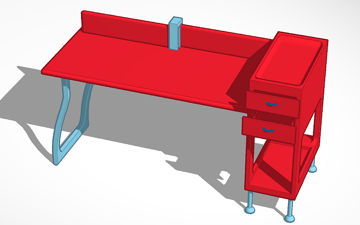 3D design Desk | Tinkercad