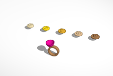 3D design Ring #template | Tinkercad