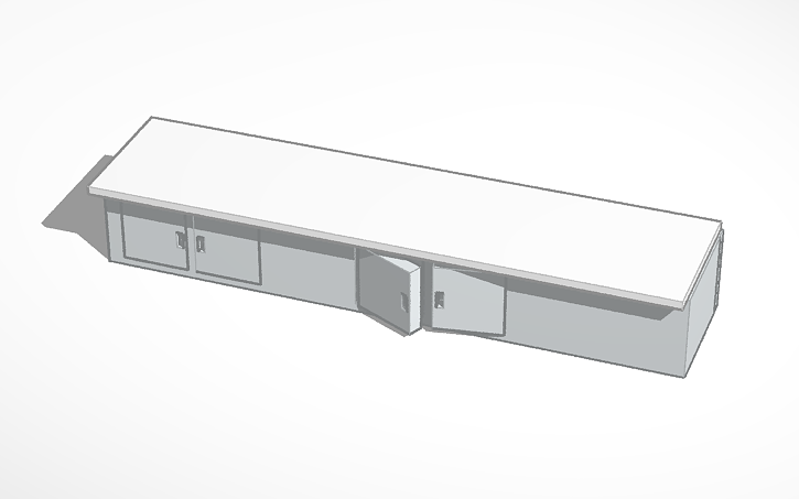 3D design kitchen part for modern house - Tinkercad