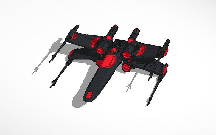 3D design Special edition X-Wing - Tinkercad