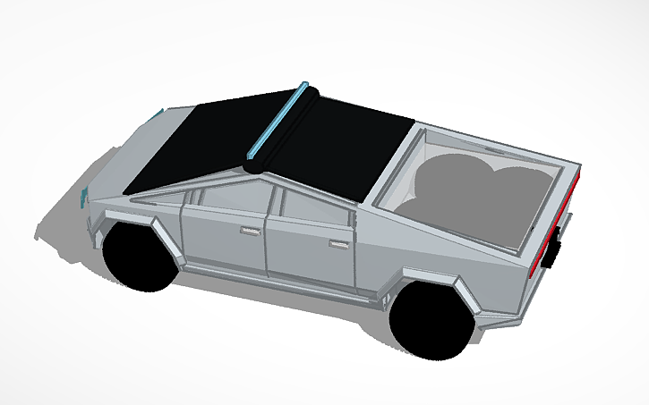 3D design cybertruck - Tinkercad