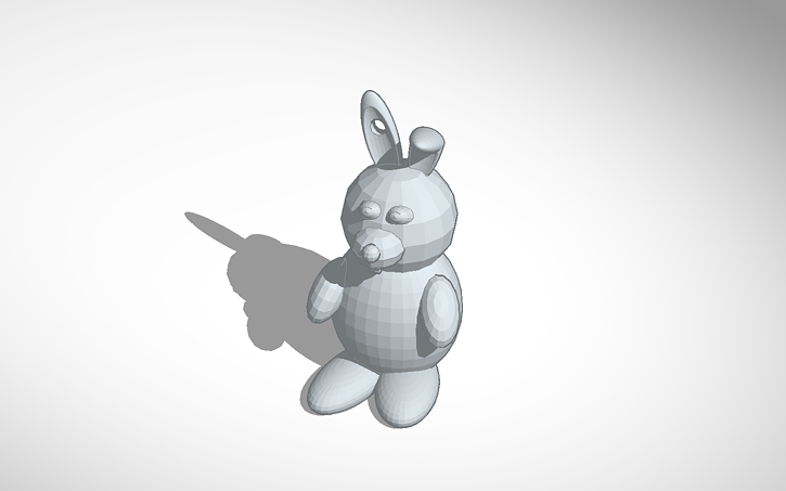 3D design Ashlyn Bunny Keychain | Tinkercad