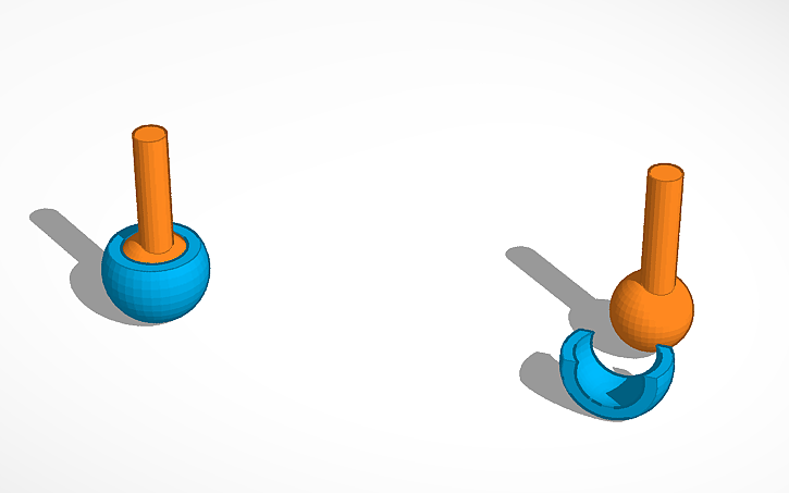 3D design Ball Joint - Tinkercad