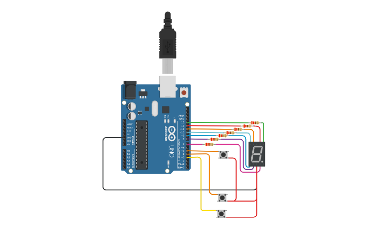 Circuit Design Pulsador Chretien Kevin Tinkercad