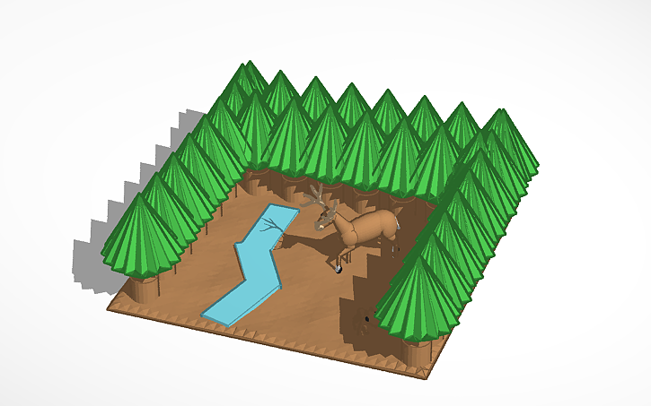3D design Forest | Tinkercad