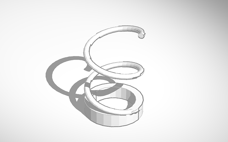 3D design spring - Tinkercad