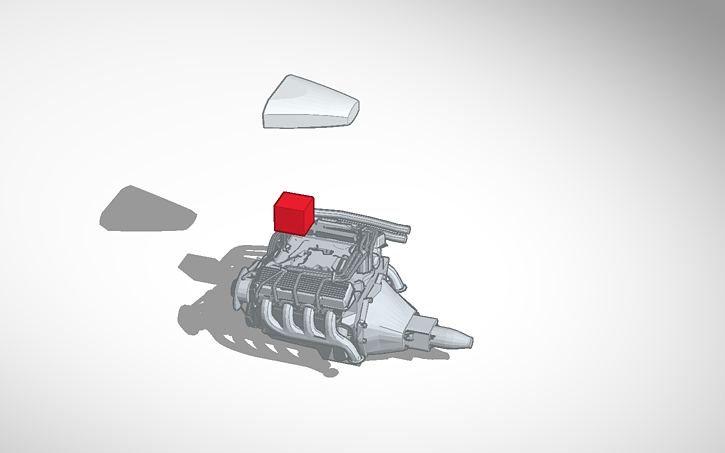 3D design Blake's car engine - Tinkercad