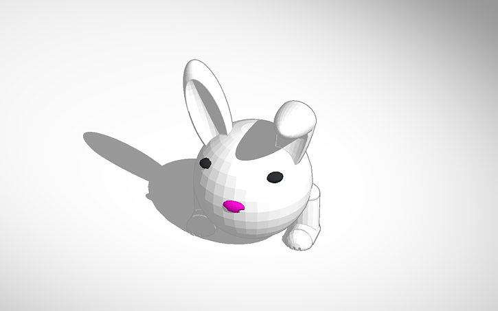 3D design Bunny - Tinkercad