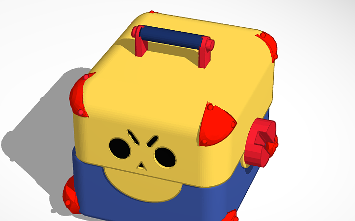3D design Brawl Stars Mega Box - Tinkercad