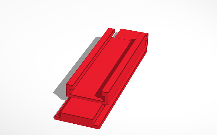 3D design Rail adapter | Tinkercad