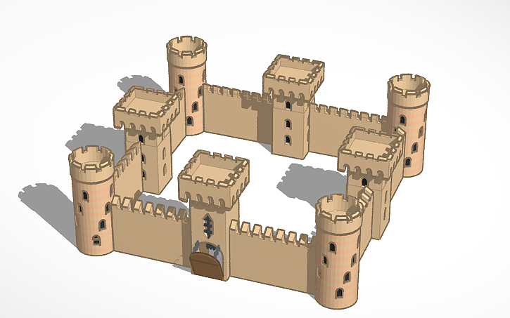 3D design Small Castle - Tinkercad