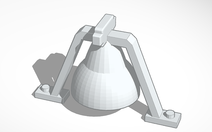 3D design Ho Scale Bell - Tinkercad