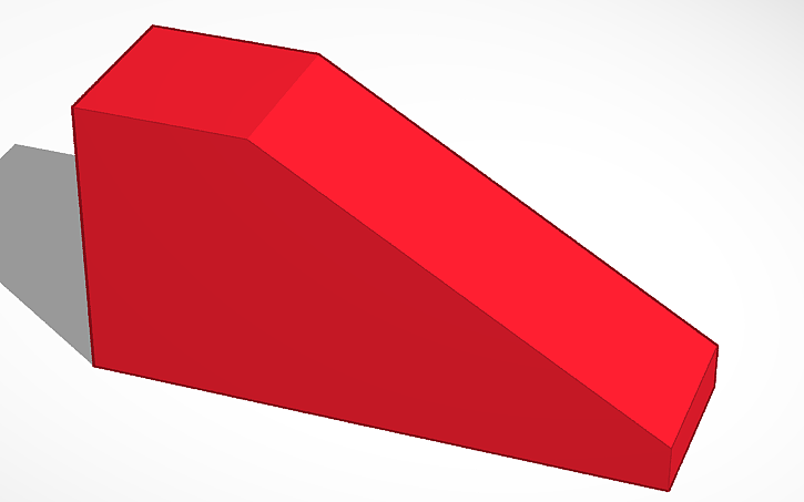 3D design Wedge - Tinkercad