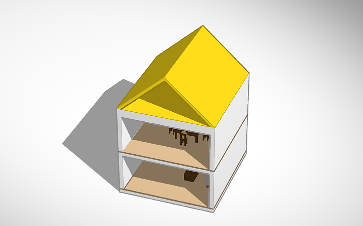 3D design Doll House - Tinkercad