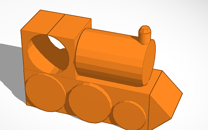 3D design train - Tinkercad
