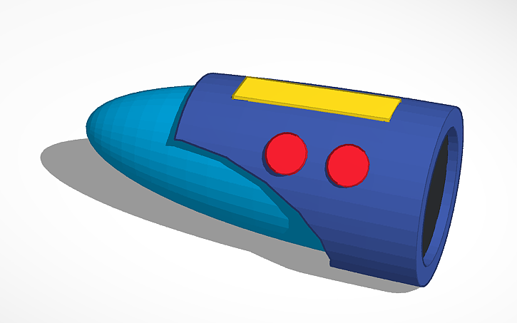3D design Arm Cannon - Tinkercad