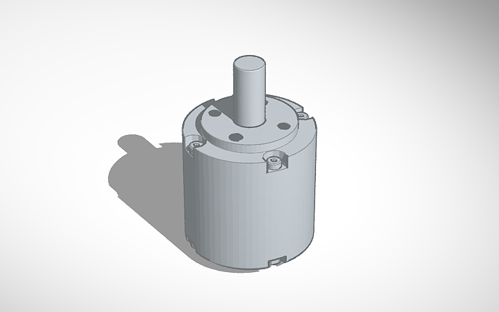 3D design electric motor - Tinkercad