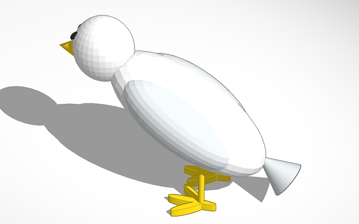3D design bird - Tinkercad