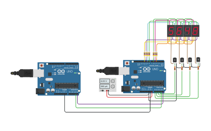 Circuit design Interface Display | Tinkercad